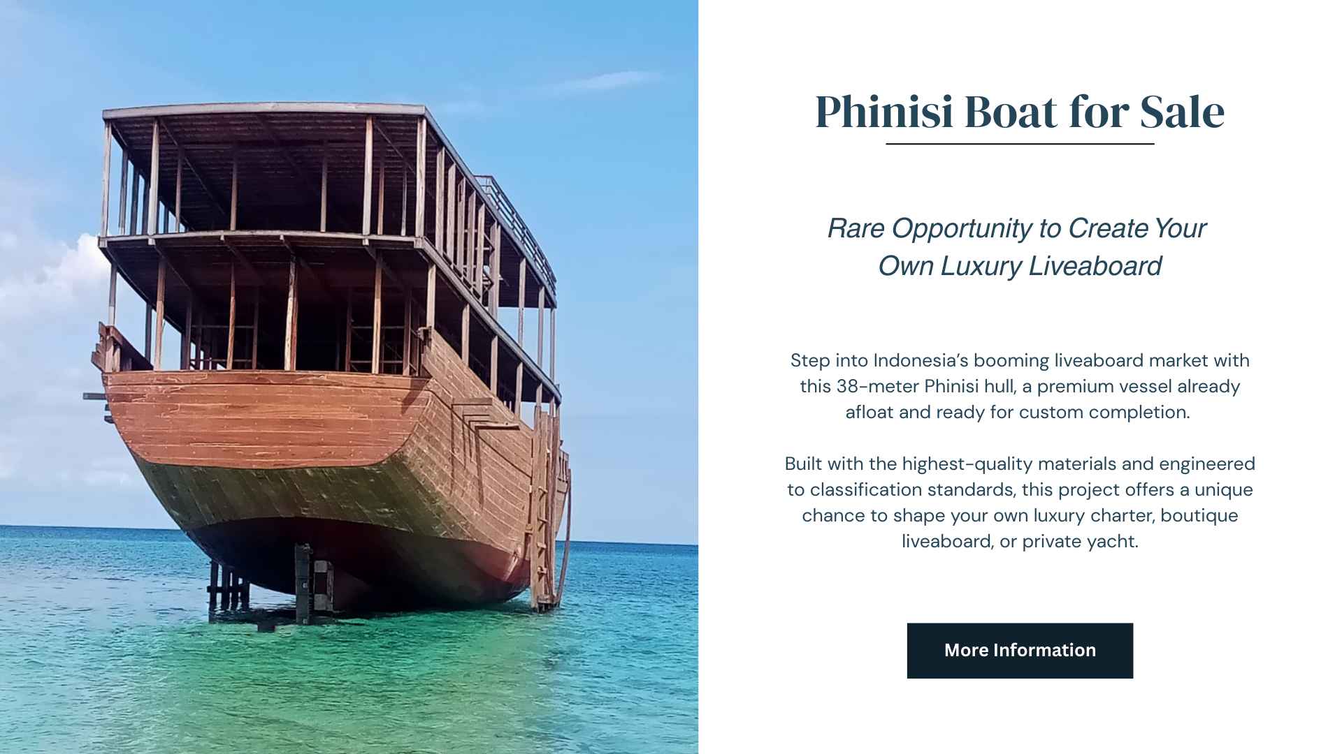 Pop Up Ads - Marine Services and Italian Marine Products in Indonesia